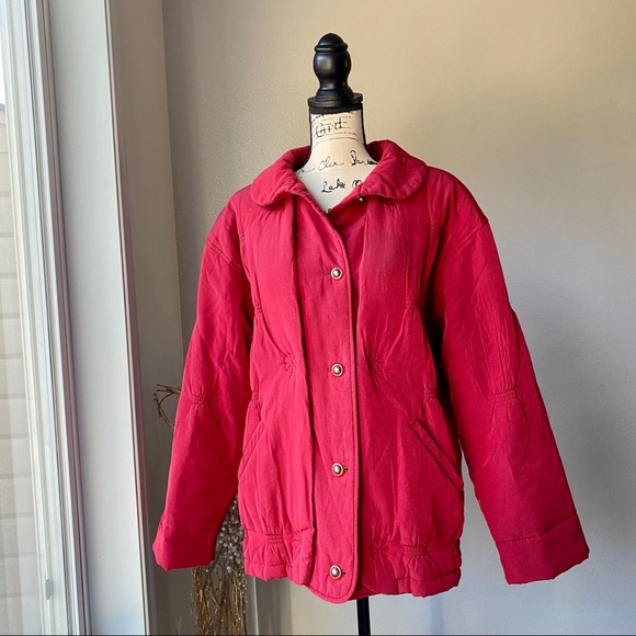 j gallery | Jackets & Coats | Vintage J Gallery Oversized Winter Red 9s ...